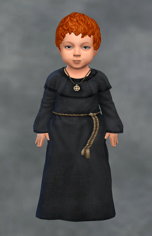 TSM Medieval Monk Robe for All Ages - Gallery - The Sims 4 Create a Sim ...