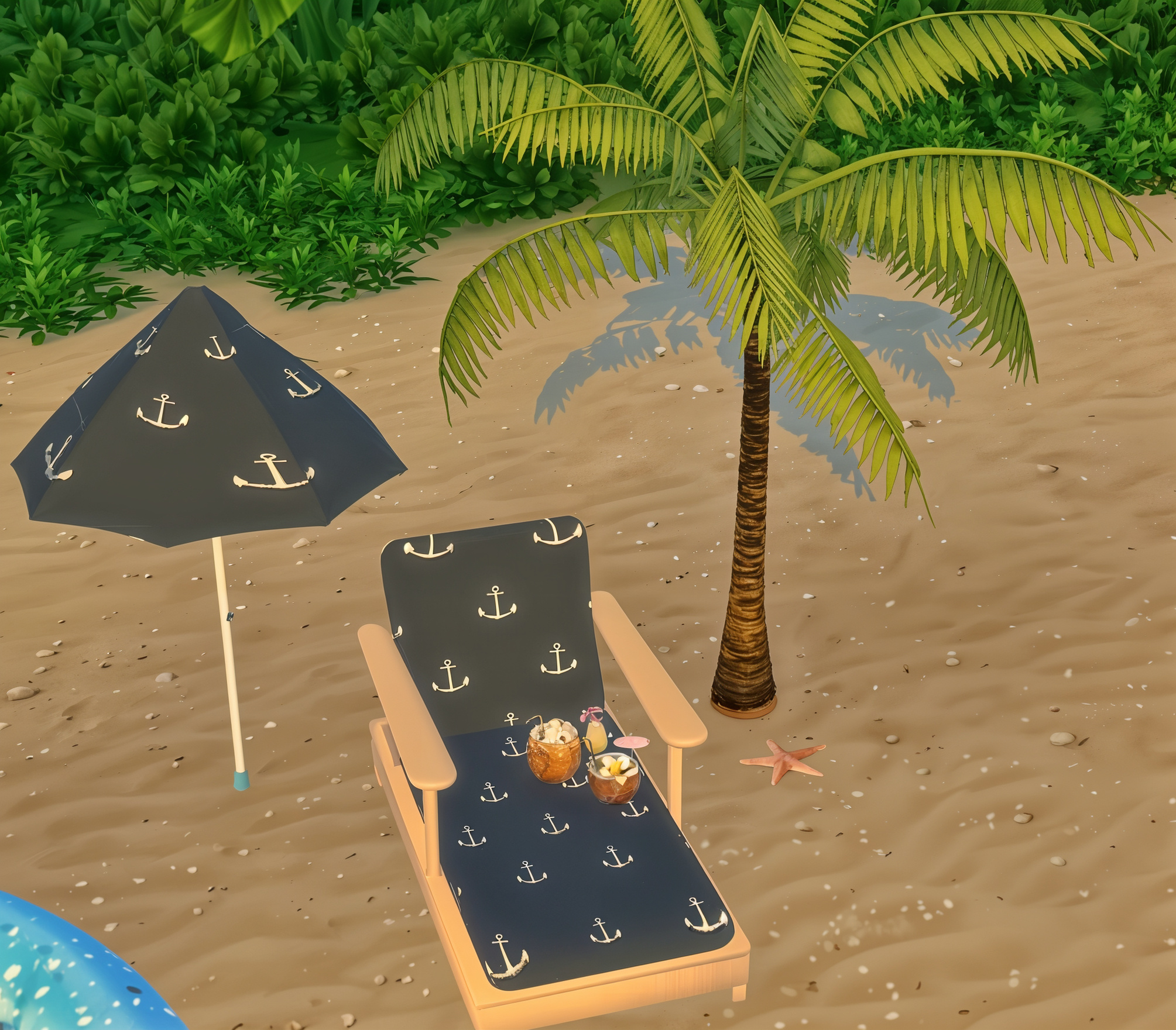 Patio lounge set #1 - The Sims 4 Build / Buy - CurseForge