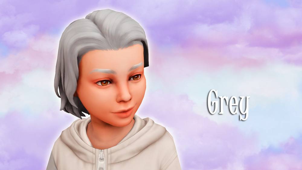 Genetic Unnatural Hair Colours for Little Sims (HR) - The Sims 4 Create ...