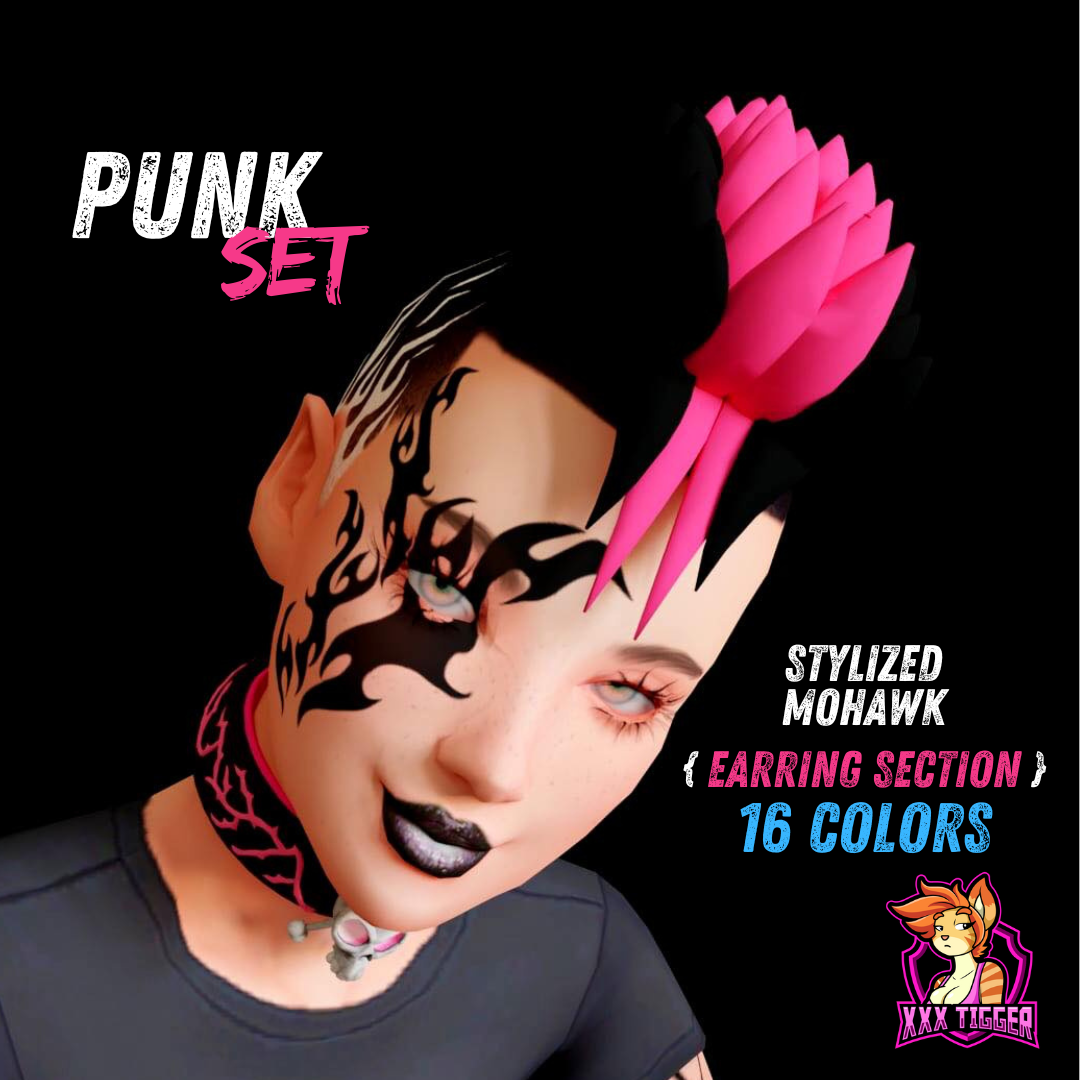 STYLIZED MOHAWK - Gallery - The Sims 4 Create a Sim - CurseForge