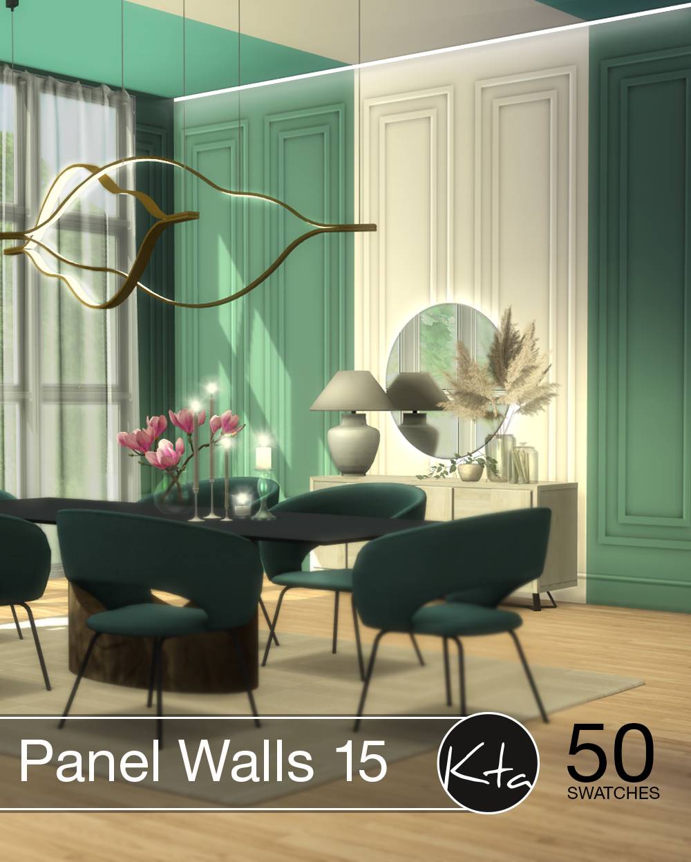 [kta] Panel Walls 15 - Gallery - The Sims 4 Build / Buy - CurseForge