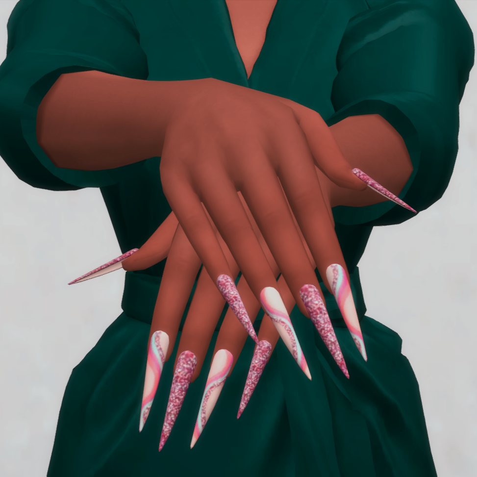 Summer Nails Set N082 - Gallery - The Sims 4 Create a Sim - CurseForge