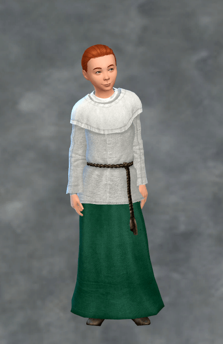 TSM Monk Separated Shirt - 2 versions - all ages. - Gallery - The Sims ...