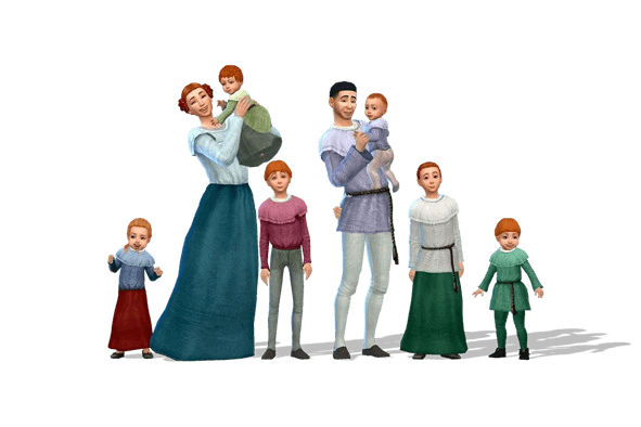 TSM Monk Separated Shirt - 2 versions - all ages. - Gallery - The Sims ...