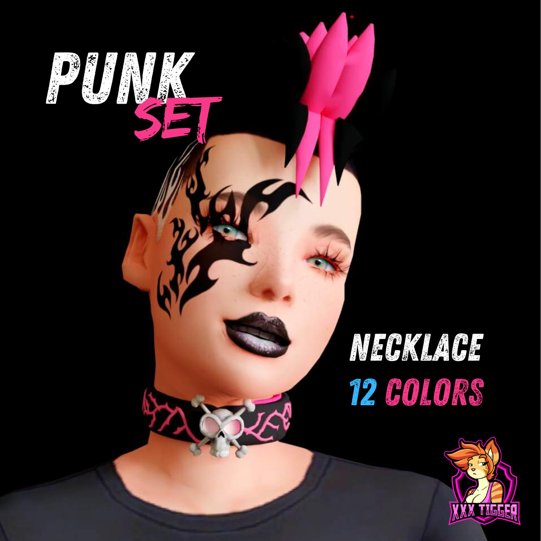 PUNK NECKLACE - Gallery - The Sims 4 Create a Sim - CurseForge