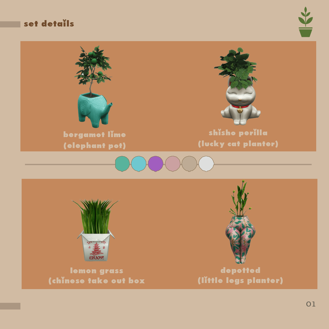 Little Pots Set - The Sims 4 Build / Buy - CurseForge