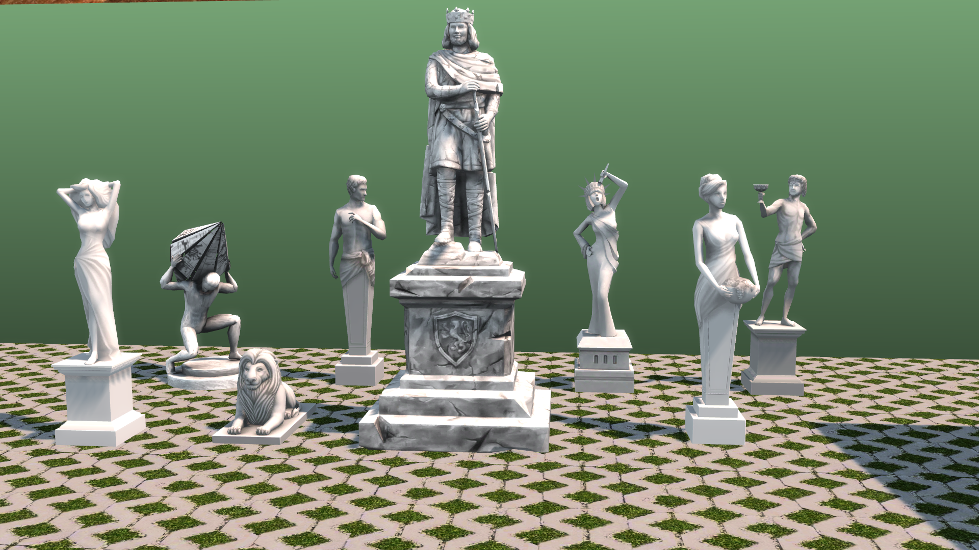 Sculpture pack 4 by TecnoSimmer - Gallery - The Sims 4 Build / Buy ...