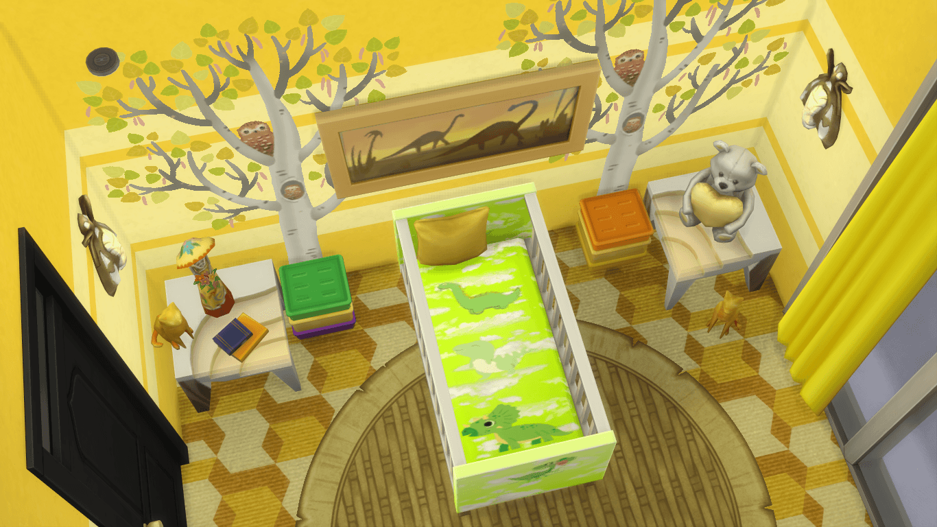 Infant crib recolor and some character (base game) - Gallery - The Sims ...