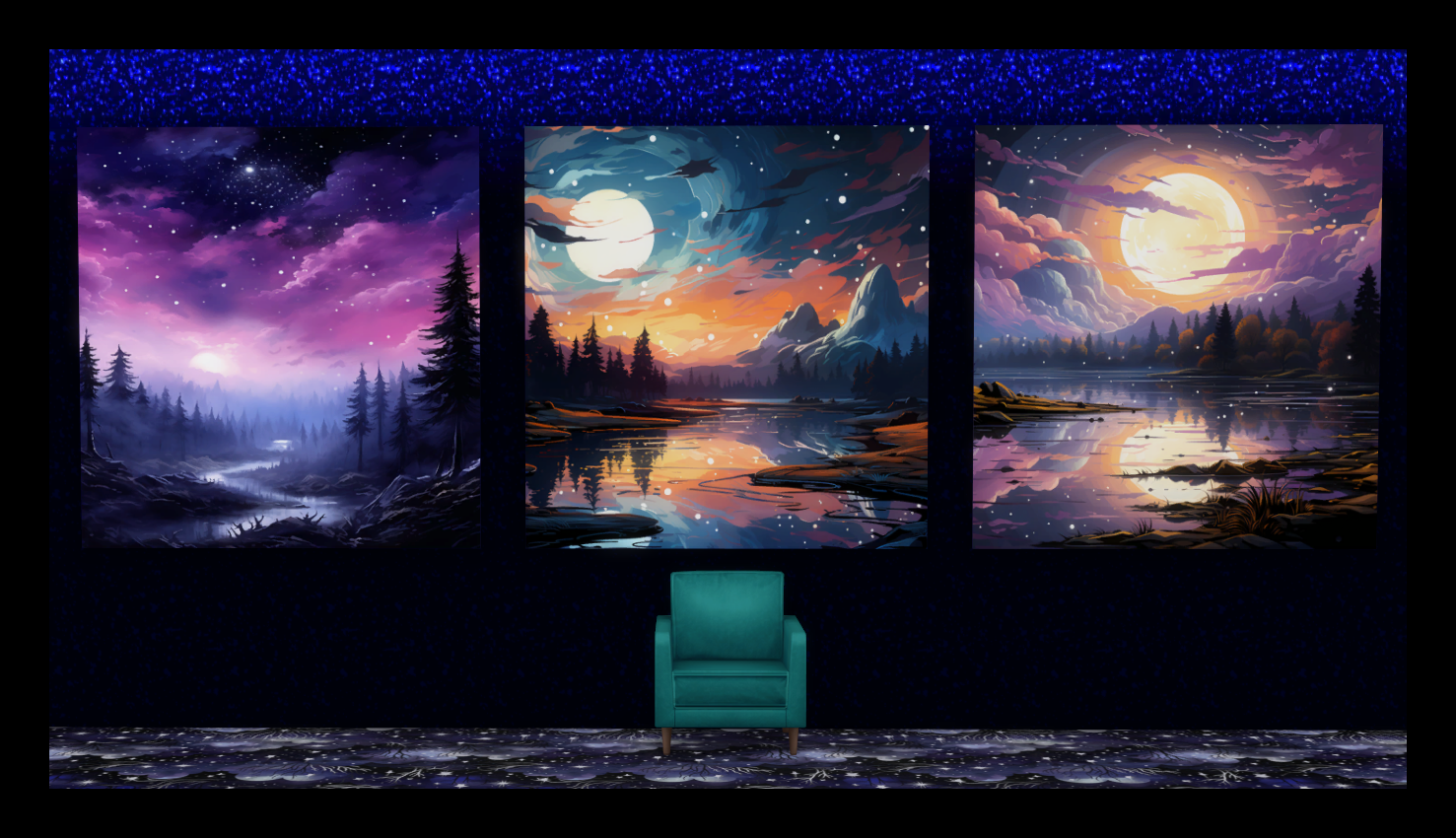 Large Night Sky Paintings - Gallery - The Sims 4 Build / Buy - CurseForge