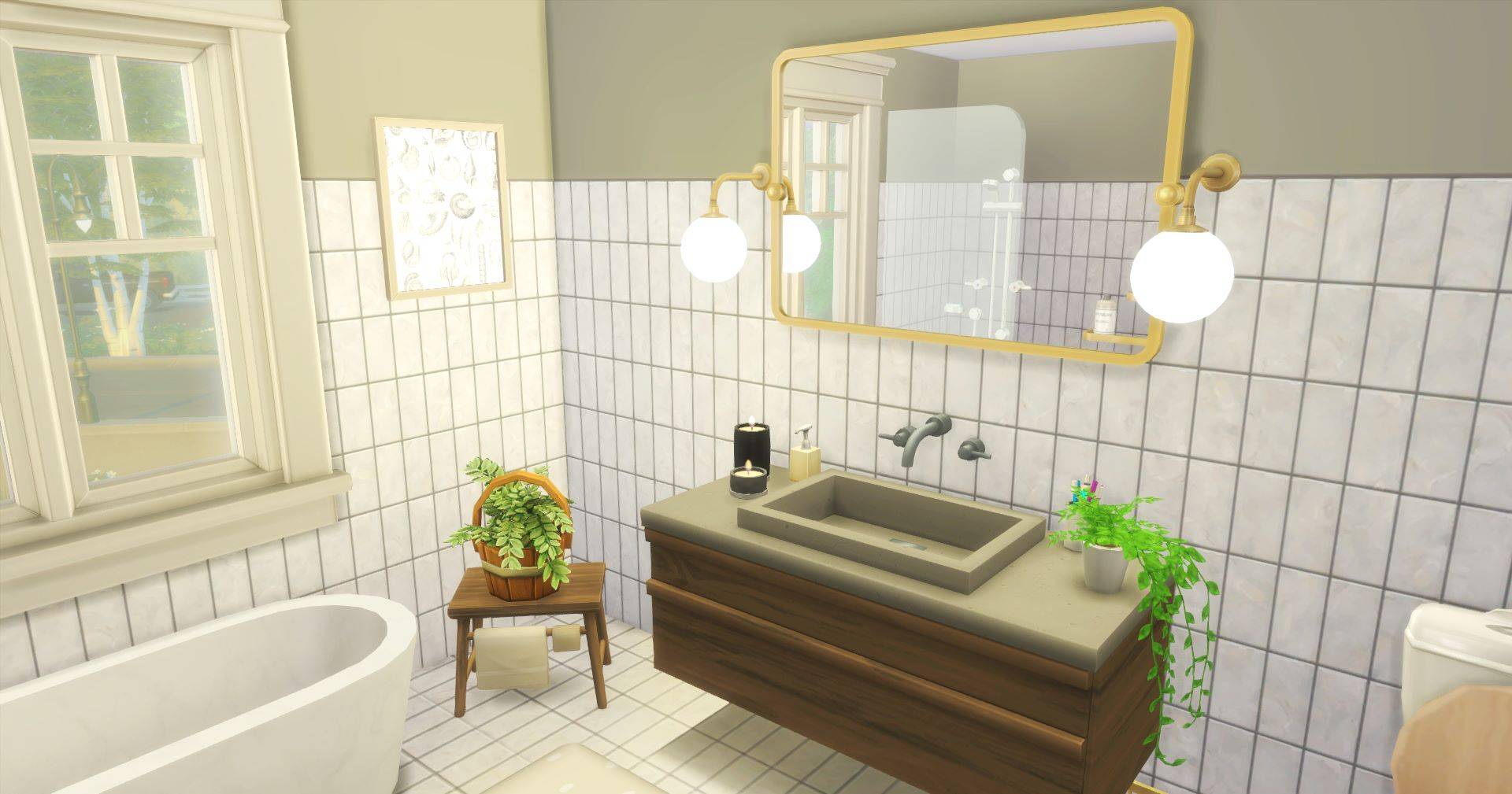 By The Sea - Bathroom - The Sims 4 Rooms / Lots - CurseForge