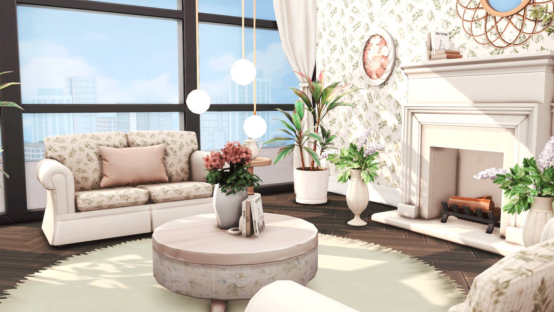 Natly Apartment Living Room - Gallery - The Sims 4 Rooms / Lots ...