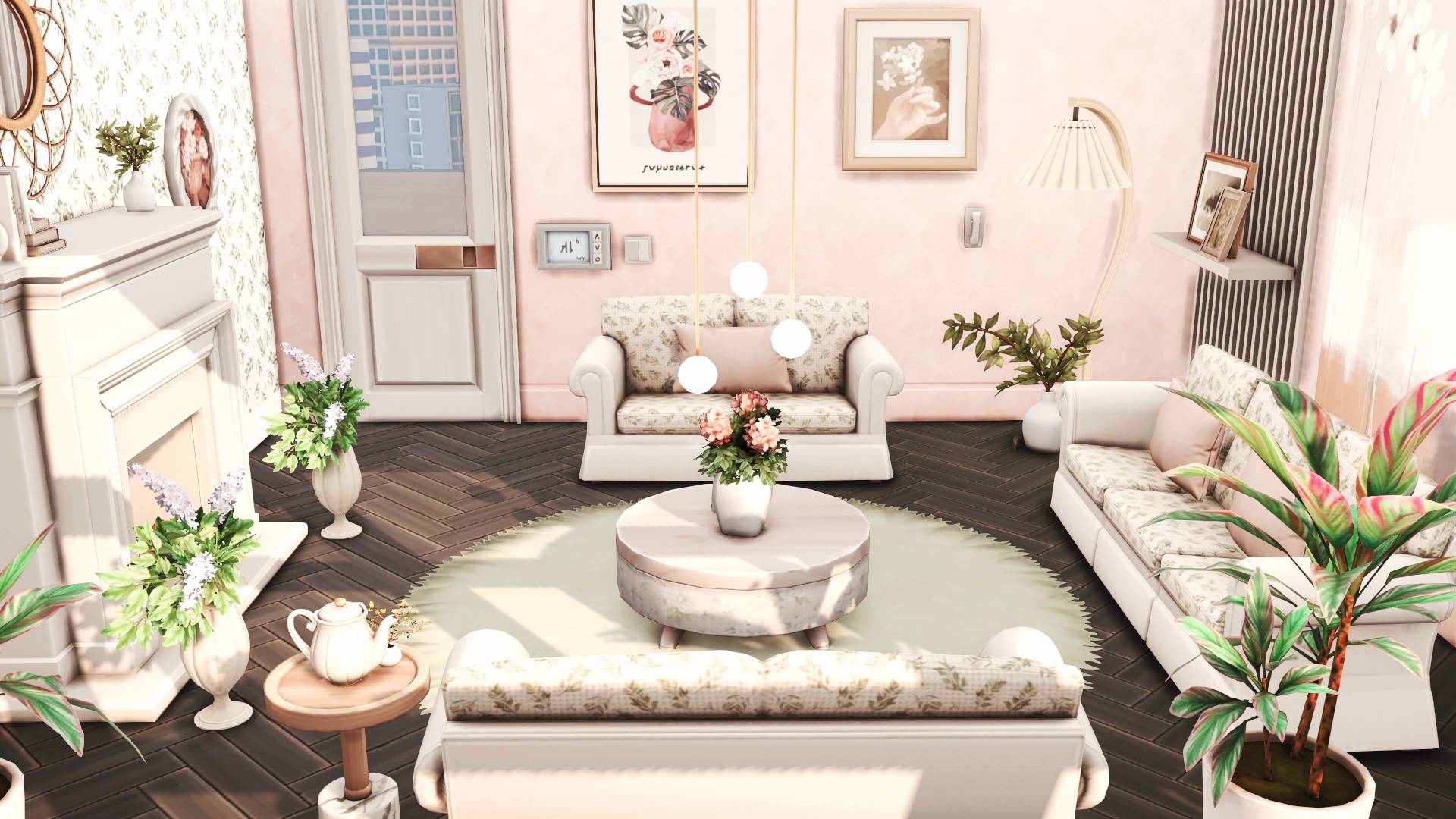 Natly Apartment Living Room - Screenshots - The Sims 4 Rooms / Lots ...
