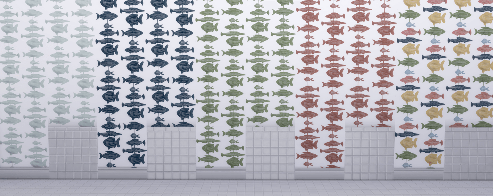FishBones Wallpaper, Tile, and Paint - The Sims 4 Build / Buy - CurseForge