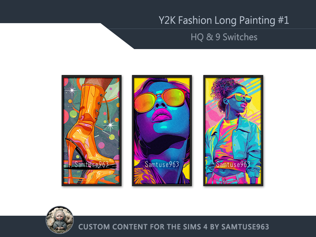 HQ Y2K Fashion Long Painting #1 Sellable Extra D Samtuse963 - The Sims ...