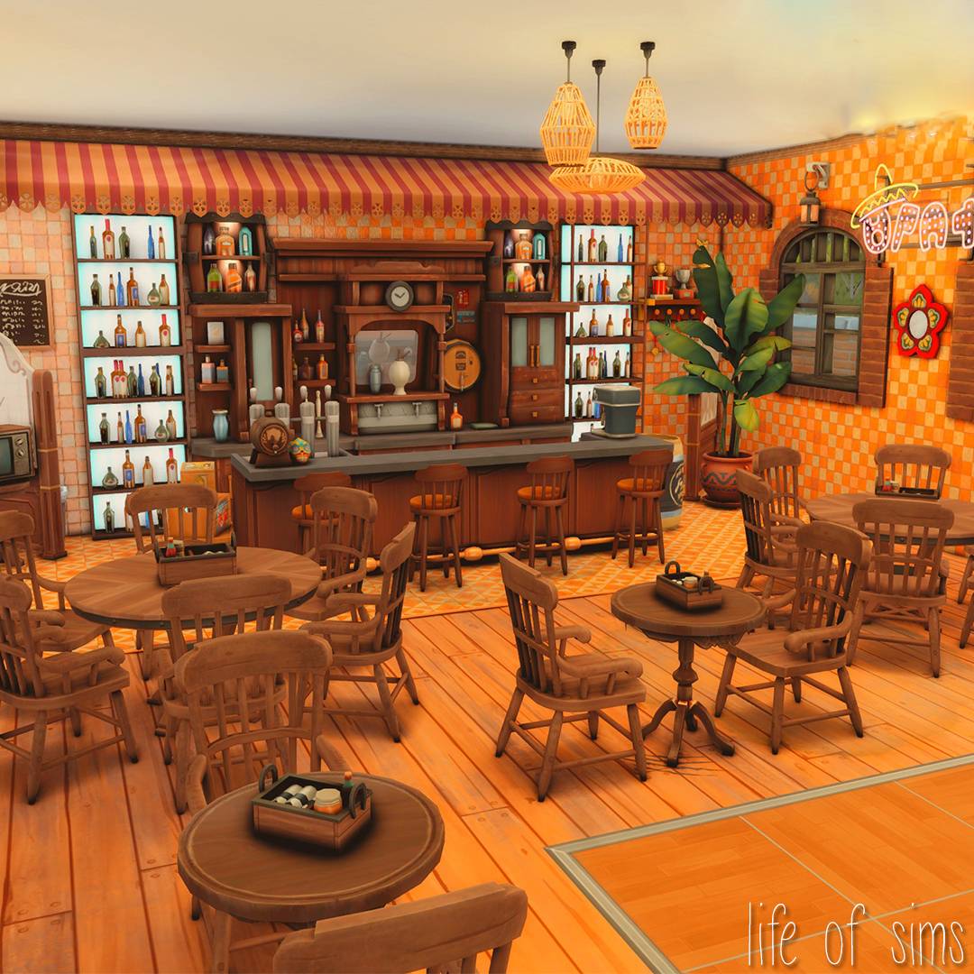 Los Hermanos Bar - Gallery - The Sims 4 Rooms / Lots - CurseForge