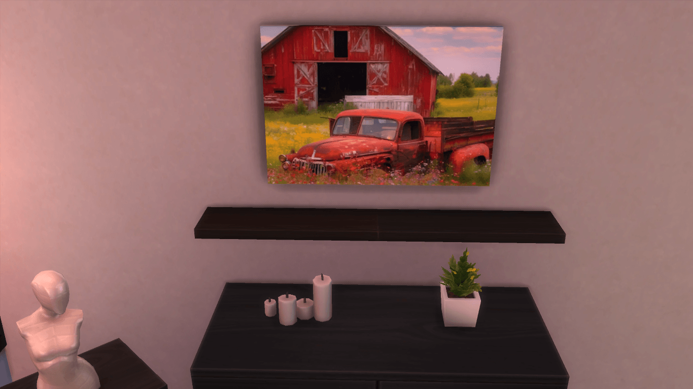 Red Truck Canvas Swatches - The Sims 4 Build / Buy - CurseForge