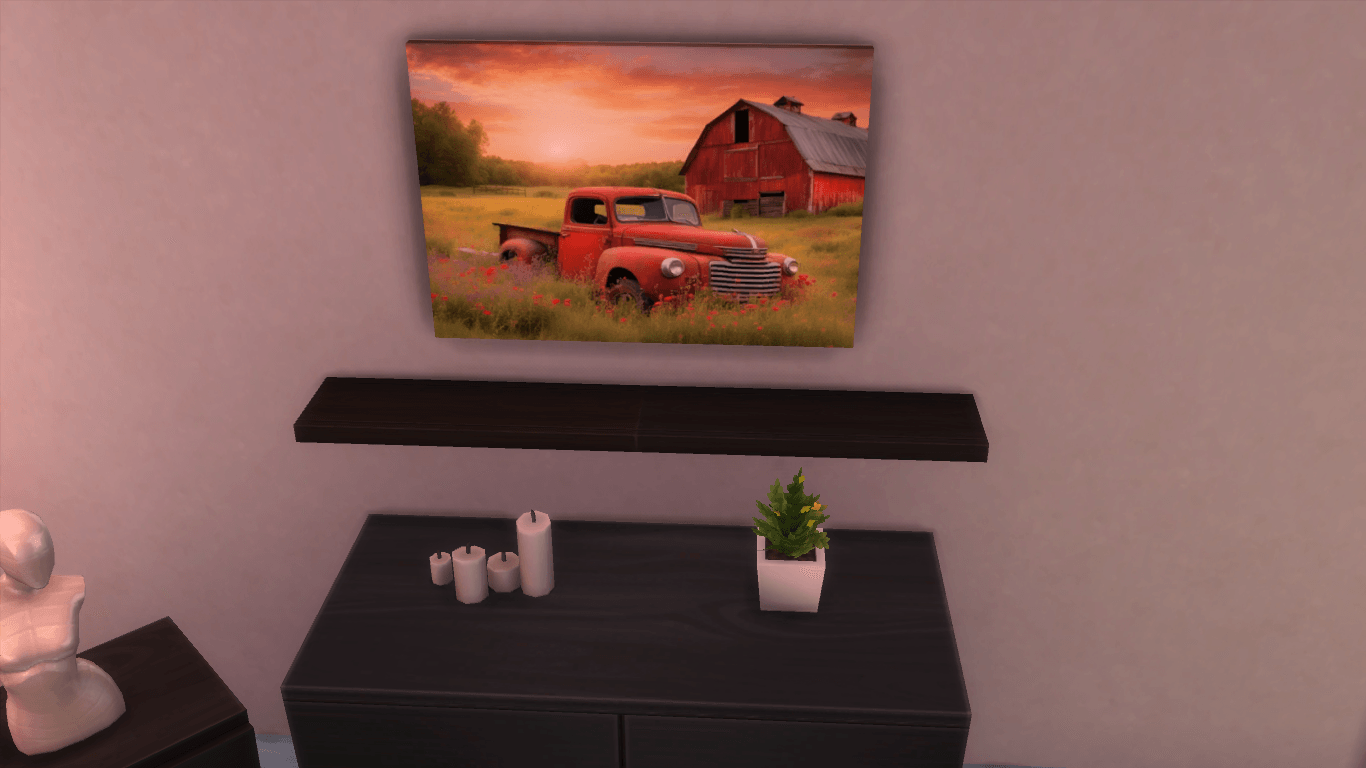 Red Truck Canvas Swatches - The Sims 4 Build / Buy - CurseForge