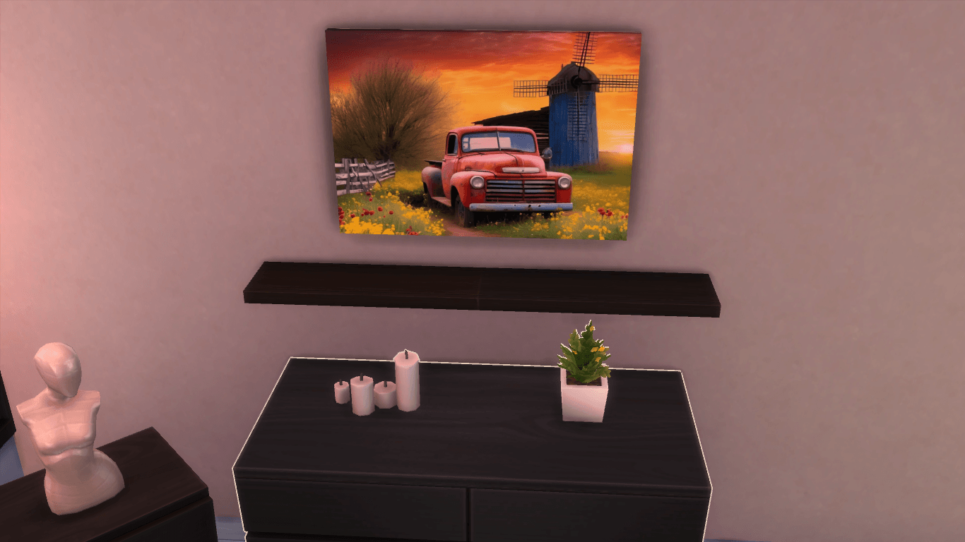 Red Truck Canvas Swatches - The Sims 4 Build / Buy - CurseForge