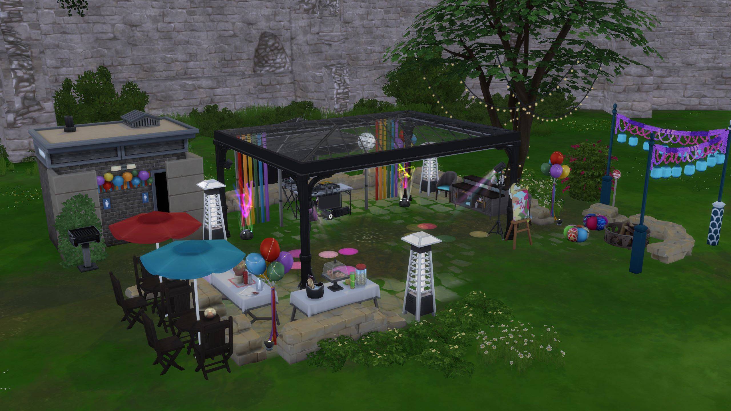 Ancient Ruins Party Spot - The Sims 4 Rooms / Lots - CurseForge