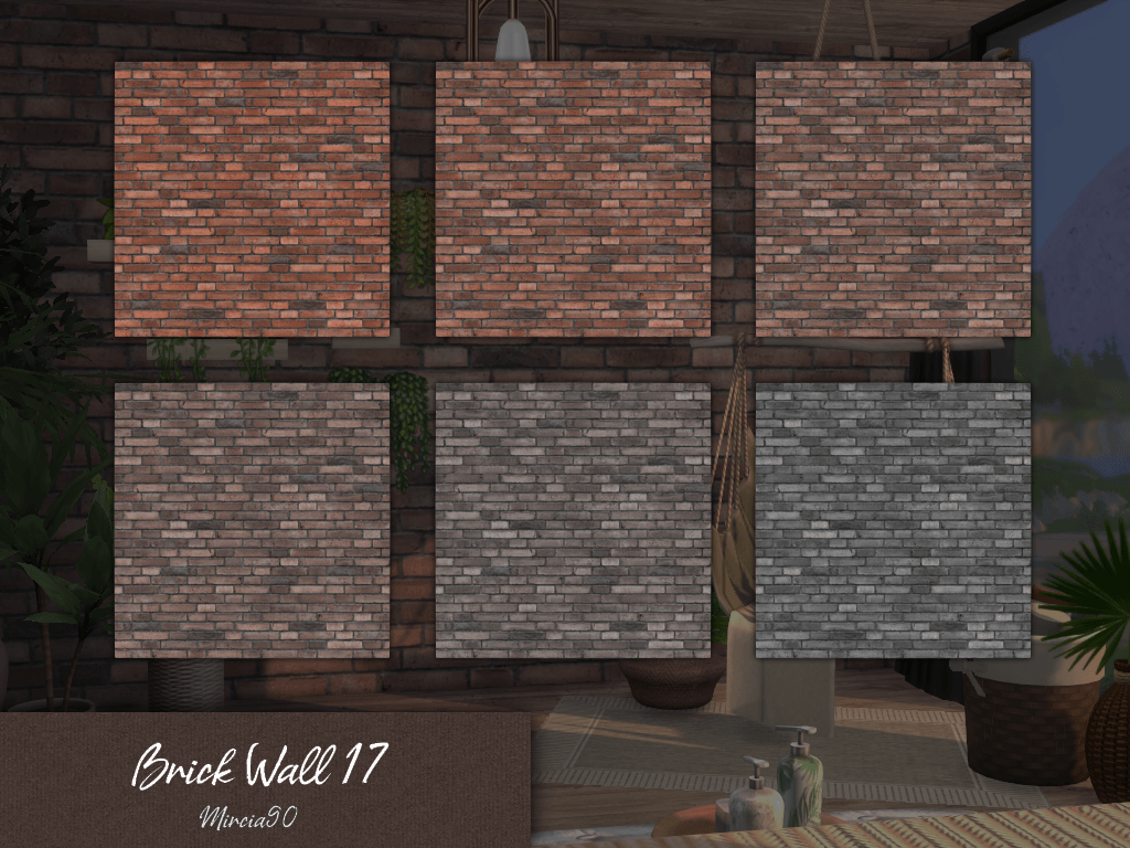 Brick Wall #17 - Gallery - The Sims 4 Build / Buy - CurseForge