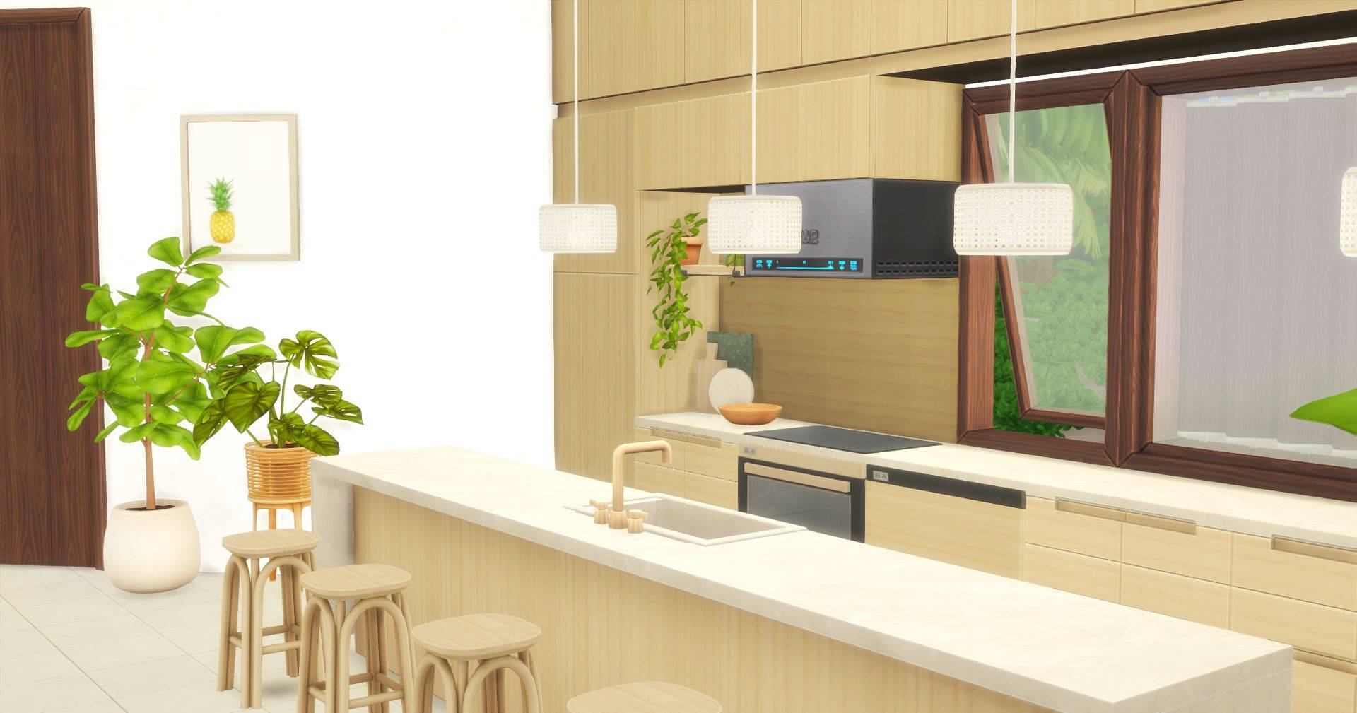 Modern Beach House - Kitchen - The Sims 4 Rooms / Lots - CurseForge