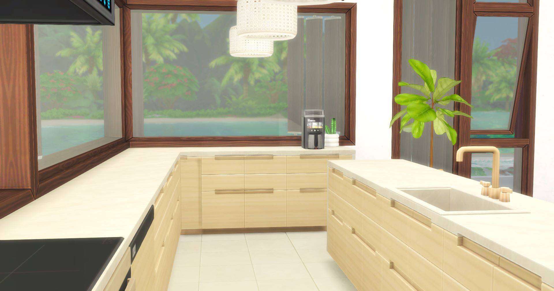 Modern Beach House - Kitchen - The Sims 4 Rooms / Lots - CurseForge