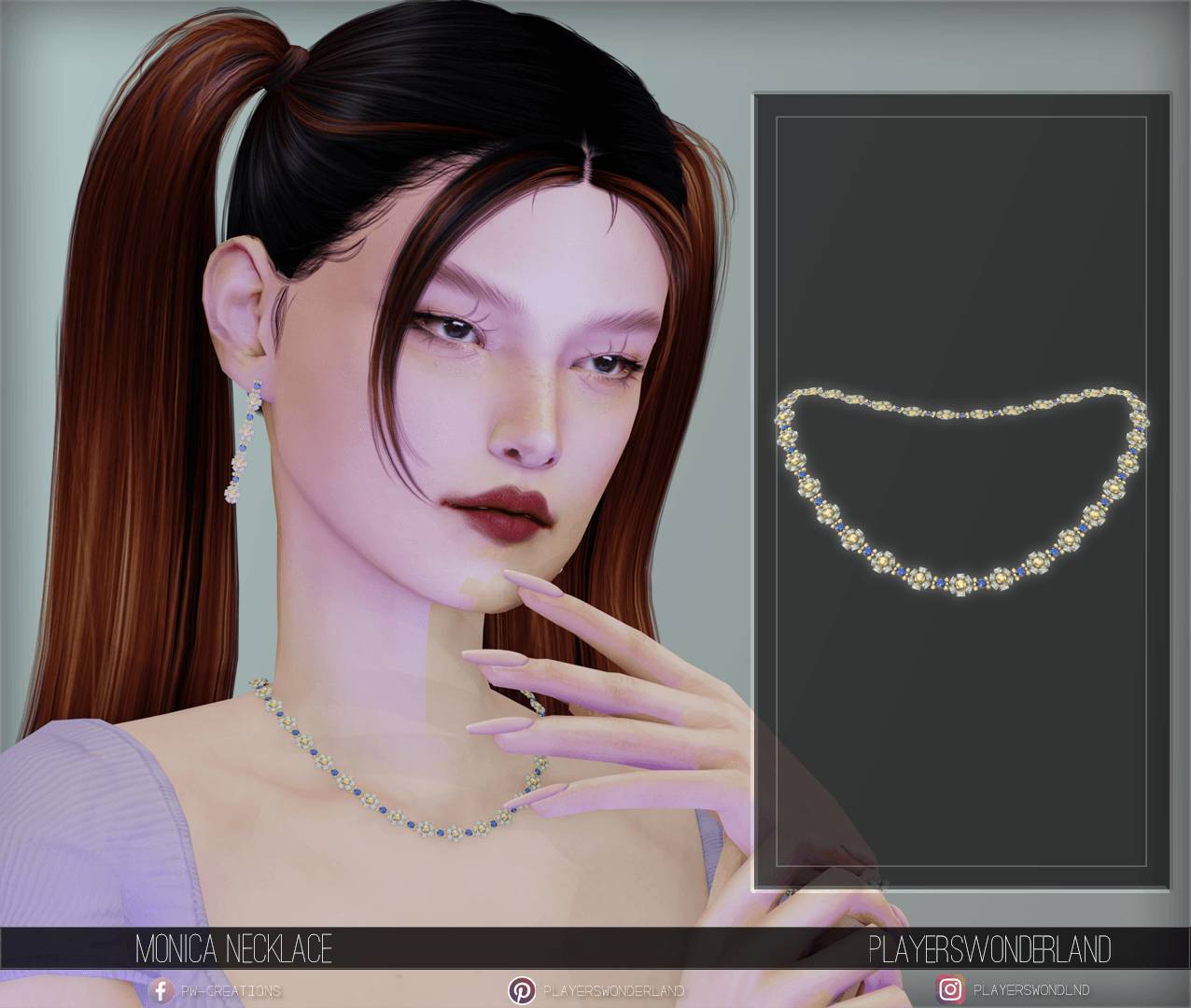 Monica Pearl Necklace - Gallery - The Sims 4 Create a Sim - CurseForge
