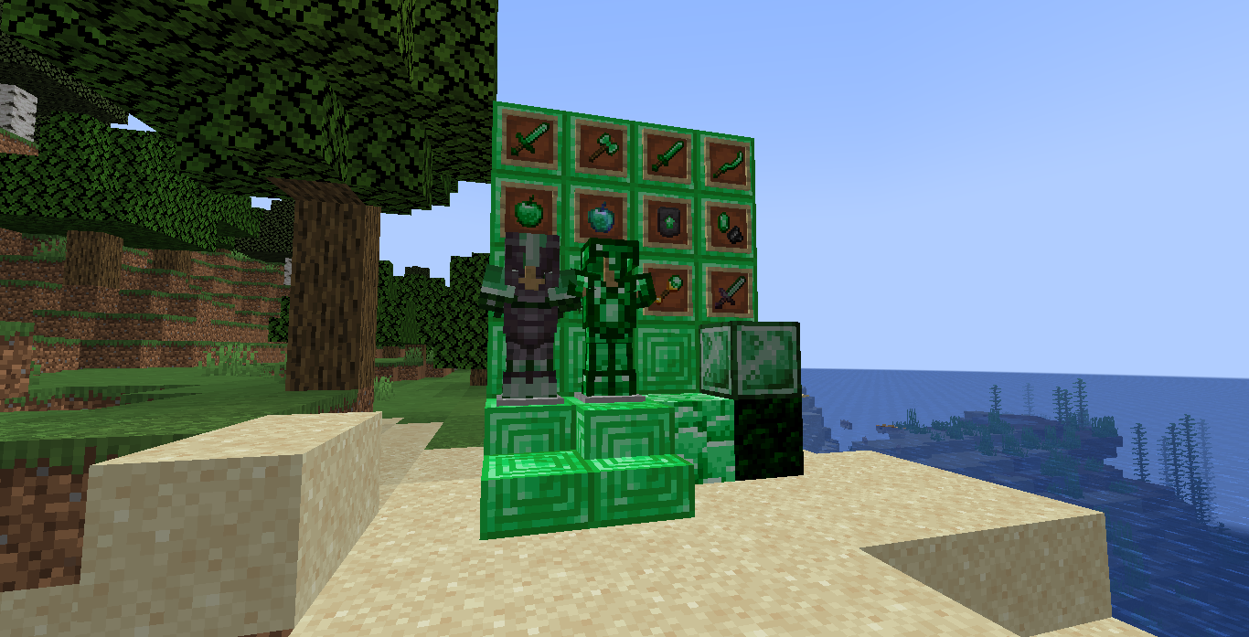 Emerald Dimension (Villager Paradise) - Gallery - Minecraft Mods ...