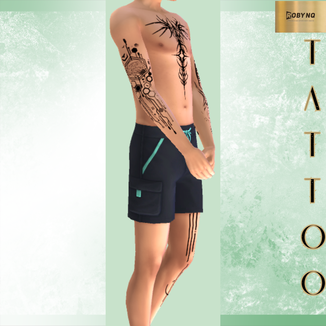 Robynq Tattoo RL754e- Basegame compatible - Gallery - The Sims 4 Create ...