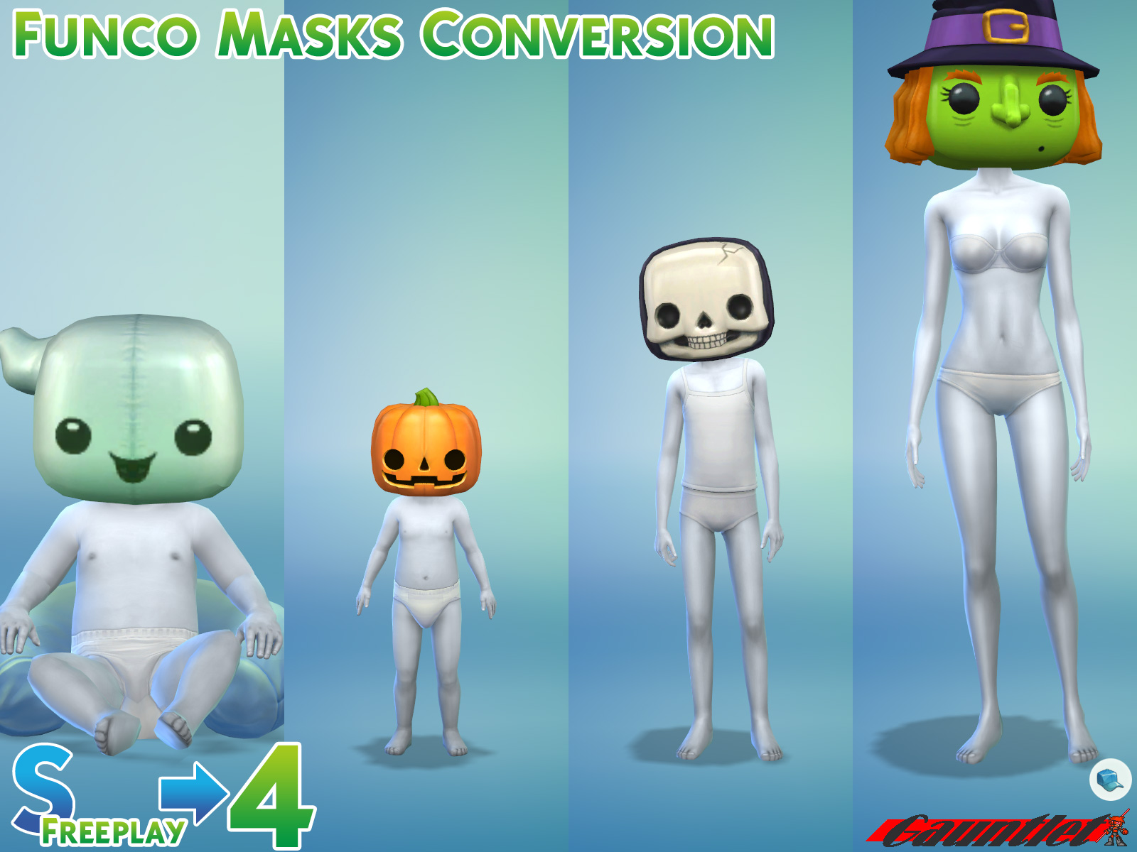 Funco Masks - Freeplay Conversion - The Sims 4 Create a Sim - CurseForge