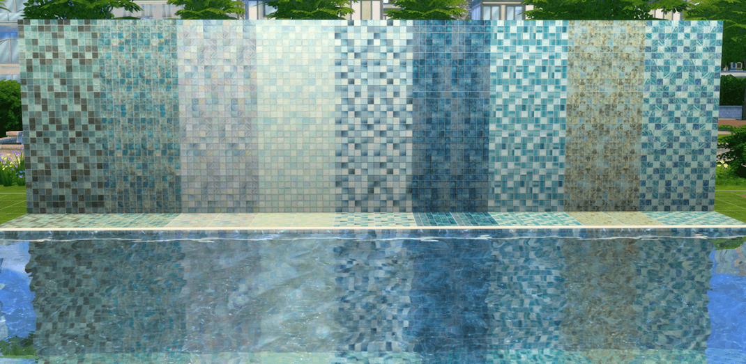 Modern Mosiac Pool Tile - The Sims 4 Build / Buy - CurseForge