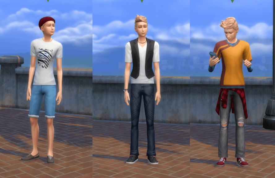 Teen Boy body preset 01 by K8RiN - The Sims 4 Create a Sim - CurseForge