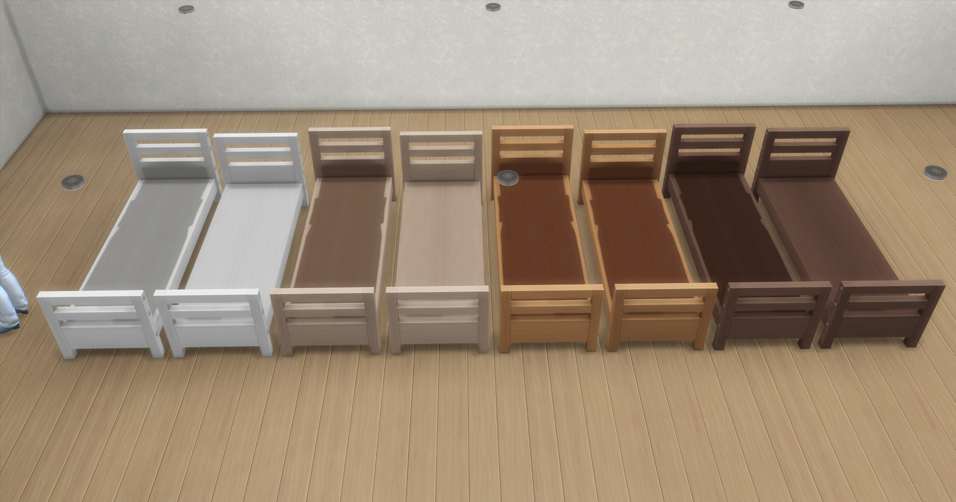 Clip-able Separated Naturally Nestled Single Bed - Gallery - The Sims 4 ...