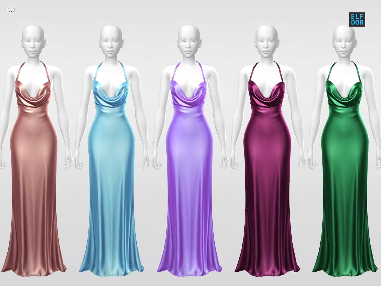Belaloallure Sydney Dress RC - Gallery - The Sims 4 Create a Sim ...