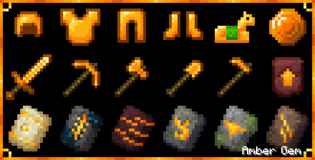 Amber Gem and Orange Diamonds - Minecraft Resource Packs - CurseForge