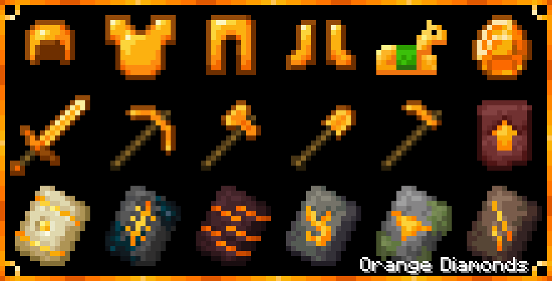Amber Gem and Orange Diamonds - Minecraft Resource Packs - CurseForge