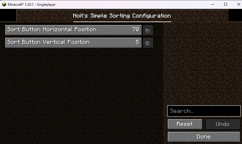 Noit's Simple Sorting - Gallery - Minecraft Mods - CurseForge