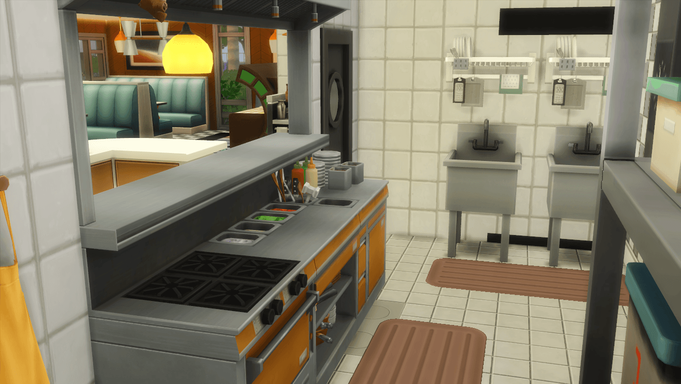 Retro American Diner - (Restaurant) - Gallery - The Sims 4 Rooms / Lots ...