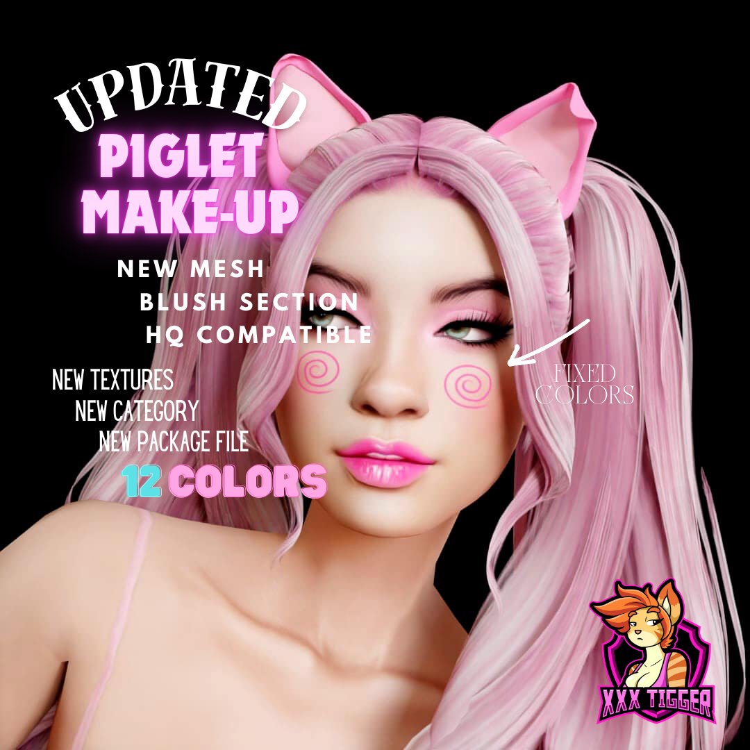 PIGLET BLUSH (UPDATED) - Gallery - The Sims 4 Create a Sim - CurseForge
