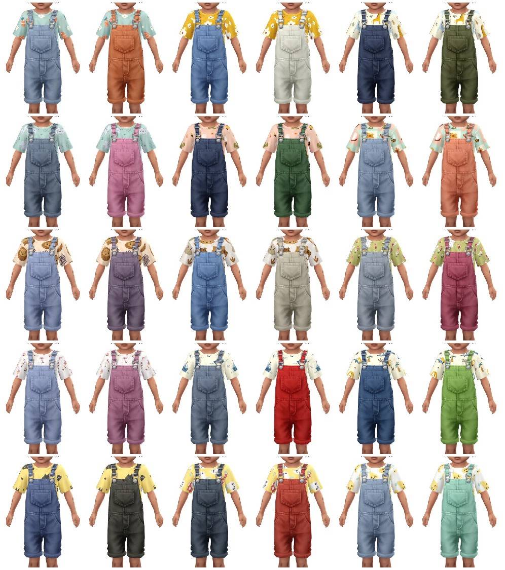 Overalls - SANDPIT BESTIES - Gallery - The Sims 4 Create a Sim - CurseForge