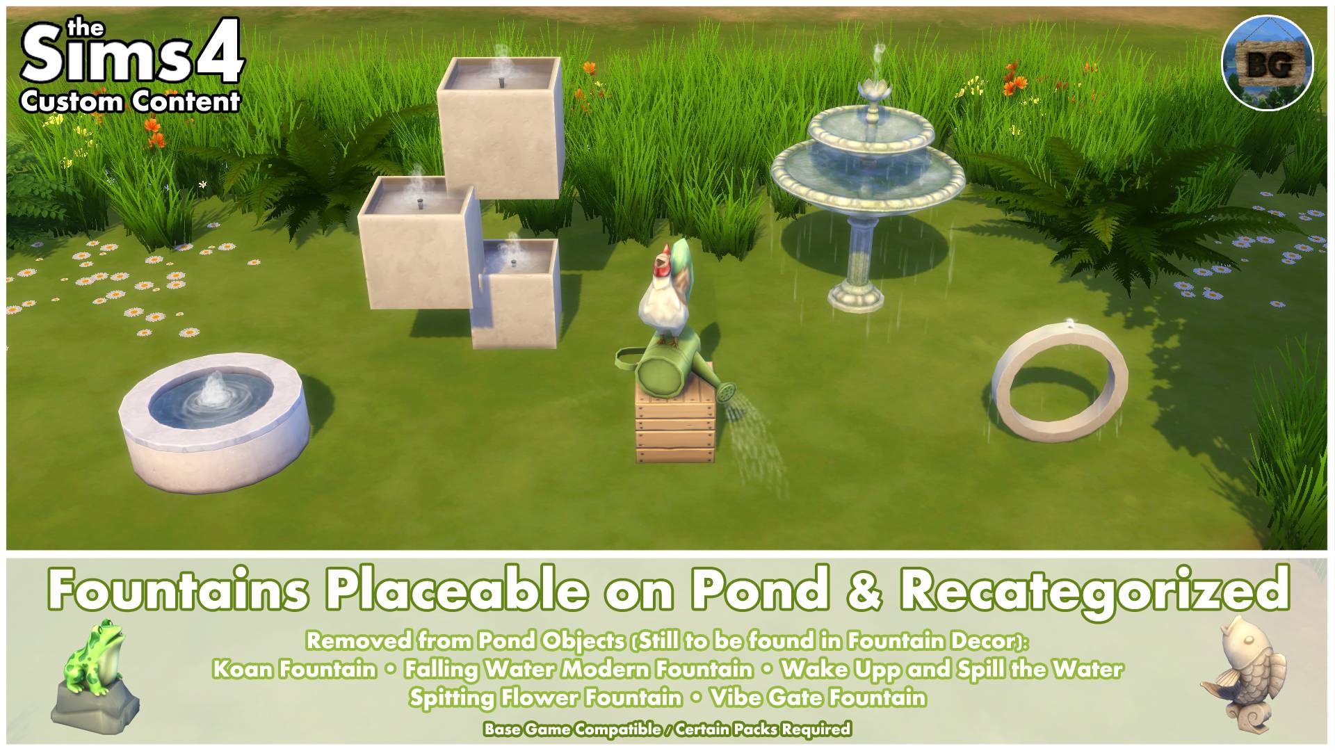 Fixed Fountains Pack - Gallery - The Sims 4 Build / Buy - CurseForge