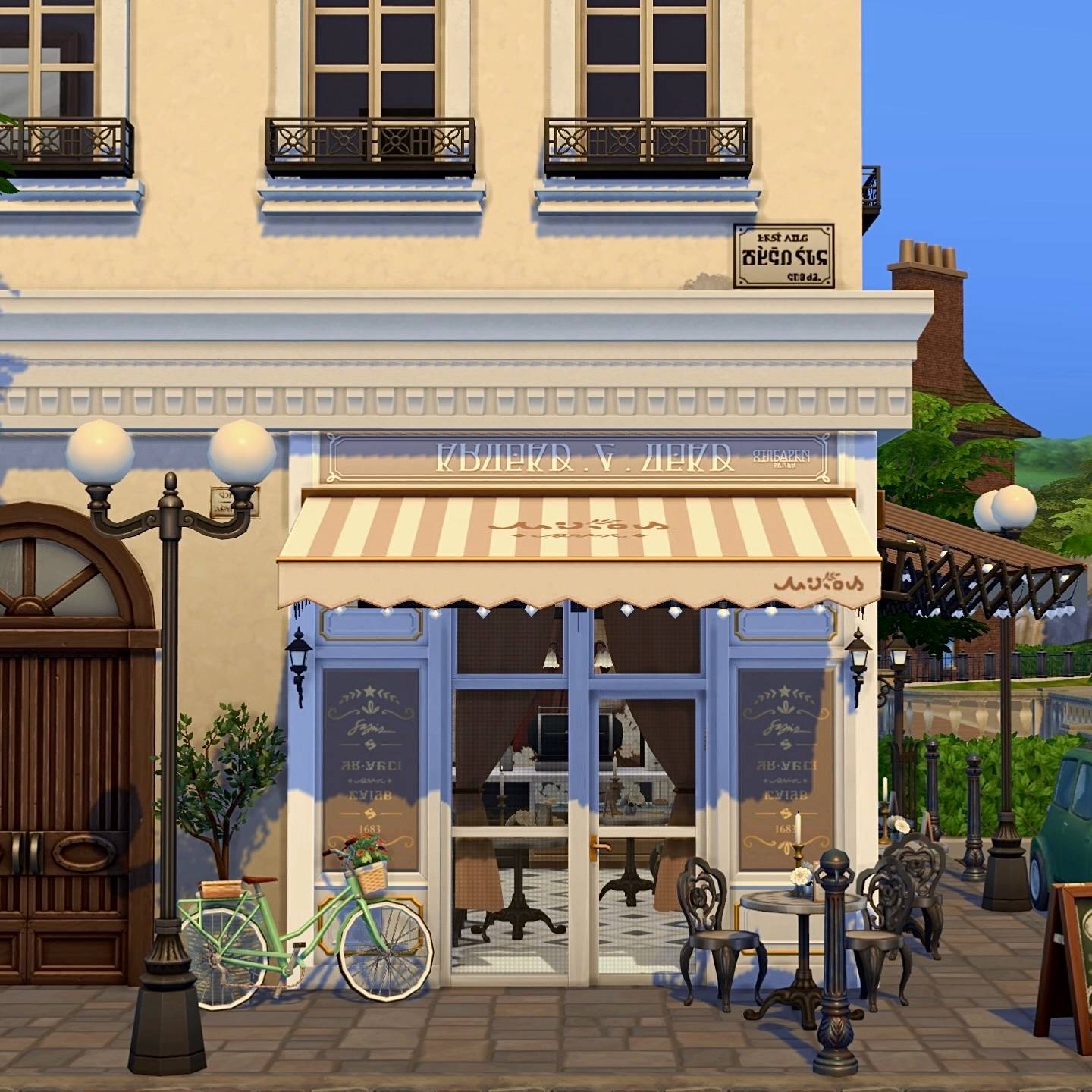 Parisian Cafe | No CC | 02 - Gallery - The Sims 4 Rooms / Lots - CurseForge