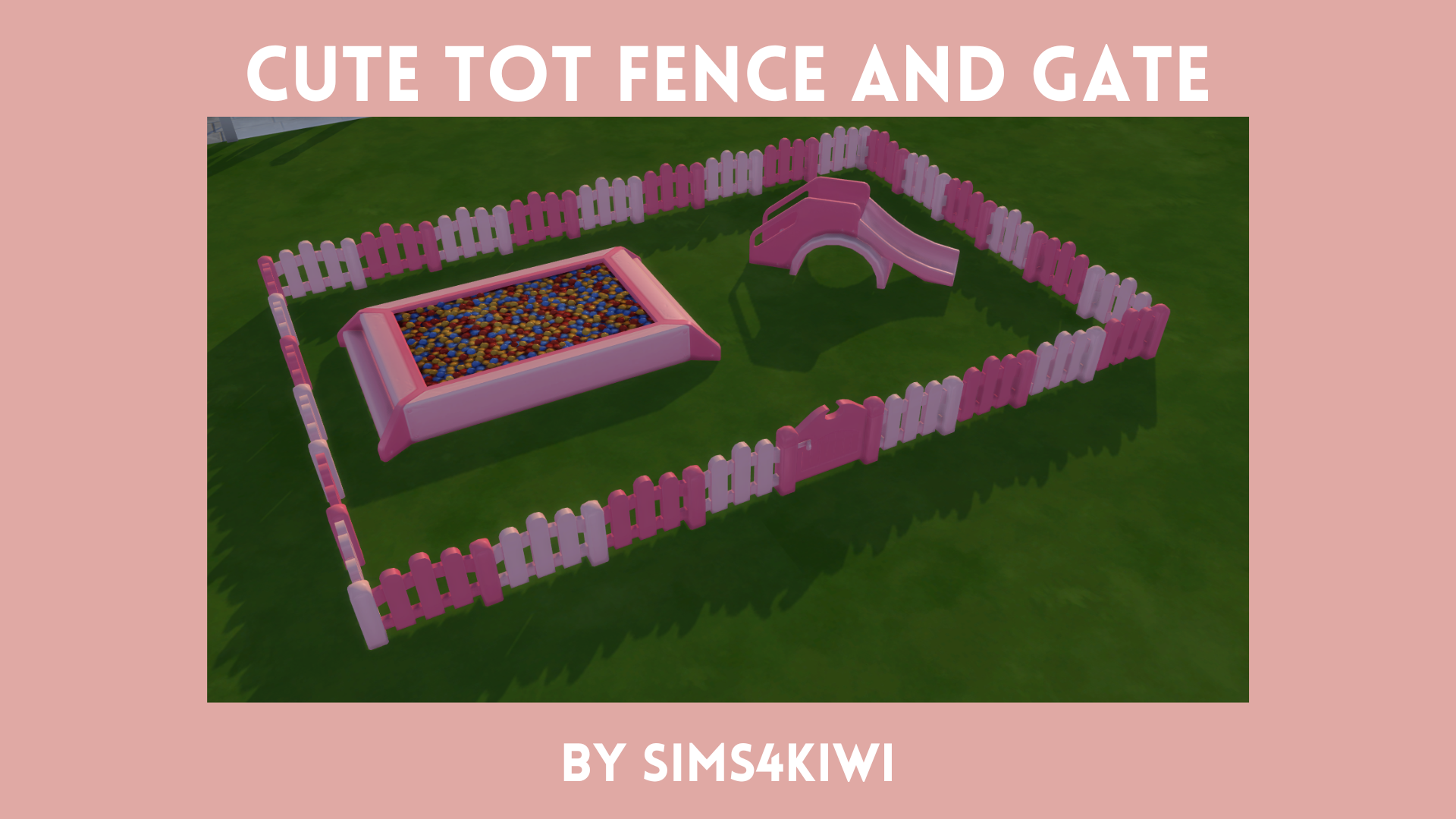 Cute Tot Fence & Gate Set - Gallery - The Sims 4 Build / Buy - CurseForge