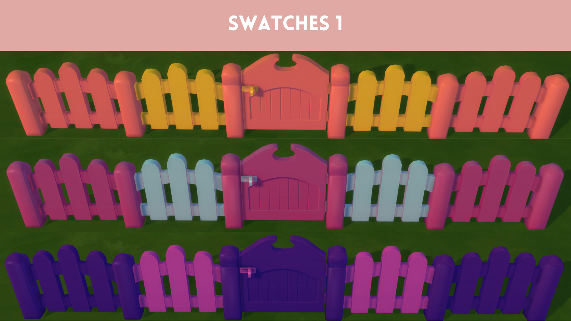 Cute Tot Fence & Gate Set - Gallery - The Sims 4 Build / Buy - CurseForge