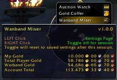 Warband Miser - World of Warcraft Addons - CurseForge