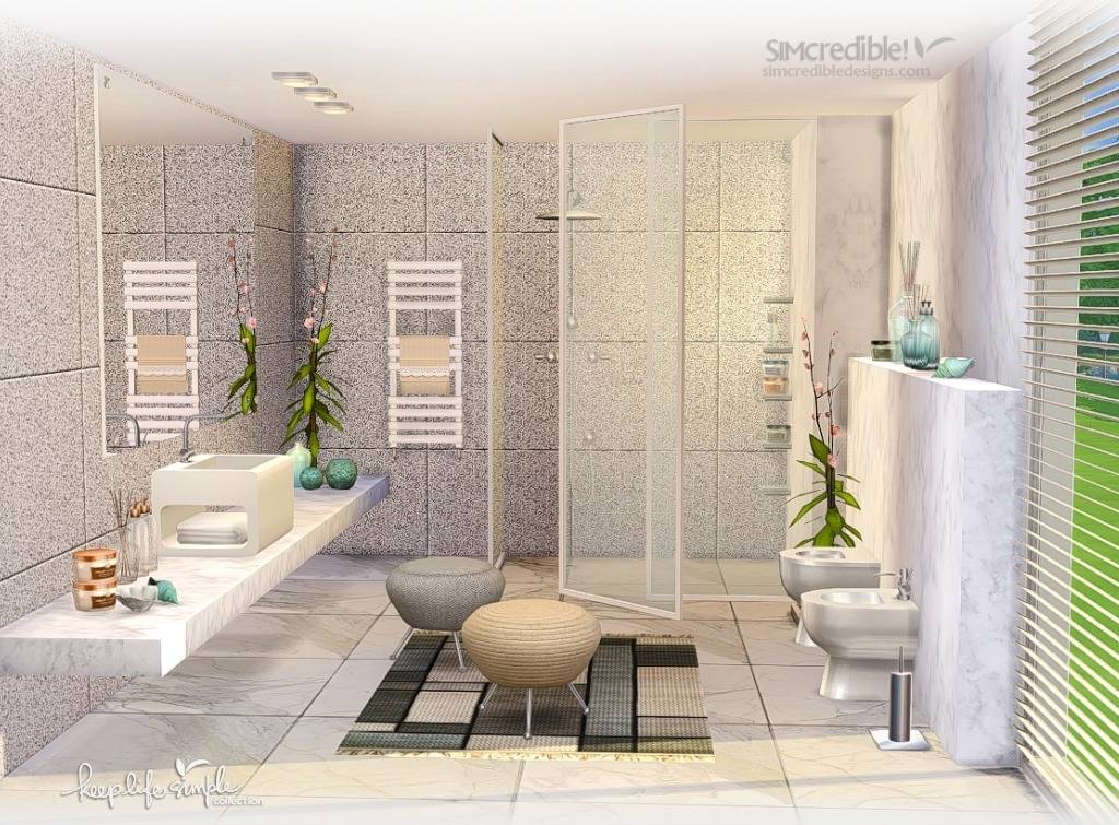 Keep Life Simple Bathroom 🚿 - Gallery - The Sims 4 Build / Buy - CurseForge