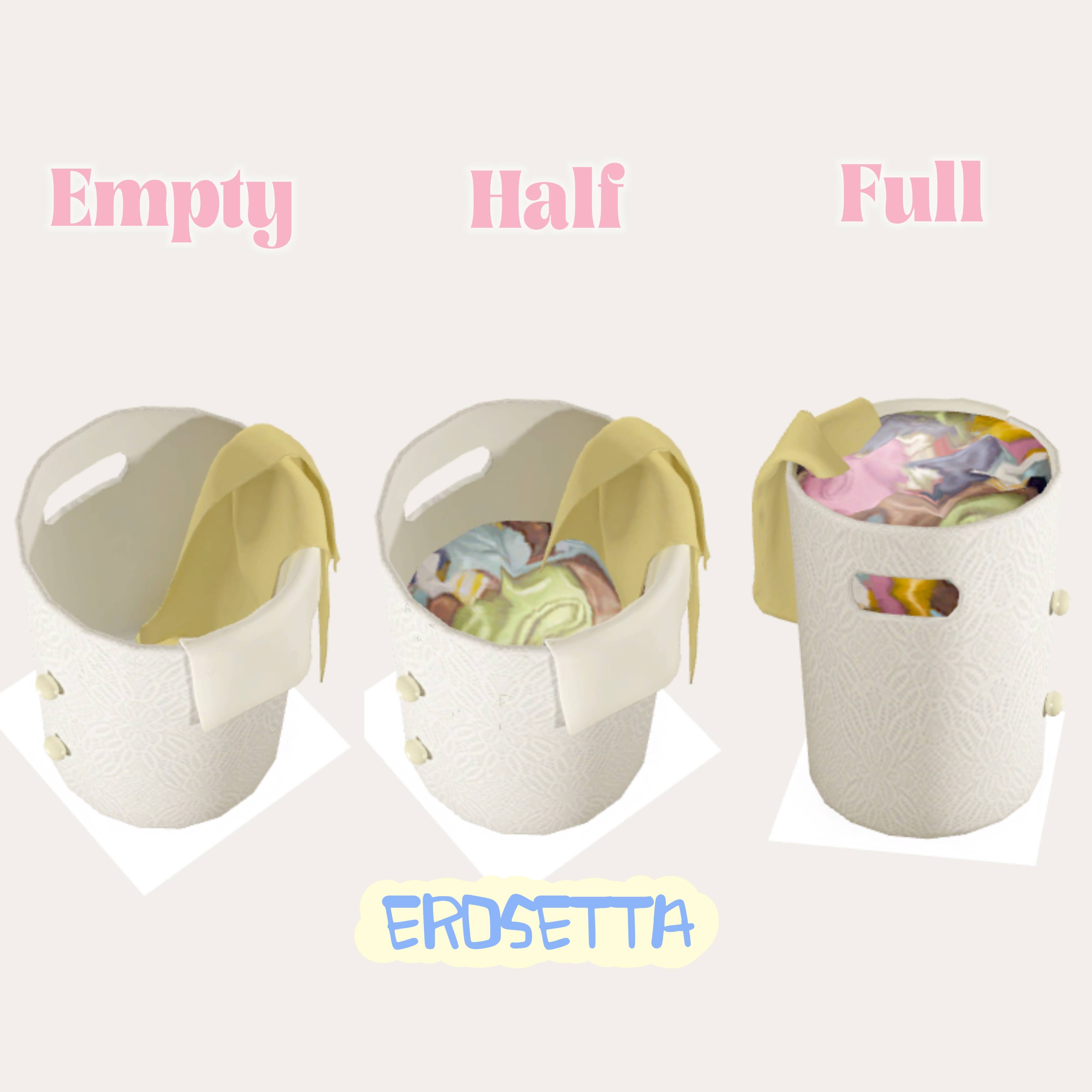 [ERosetta]My Buttons_Laundry Hamper - Gallery - The Sims 4 Build / Buy ...