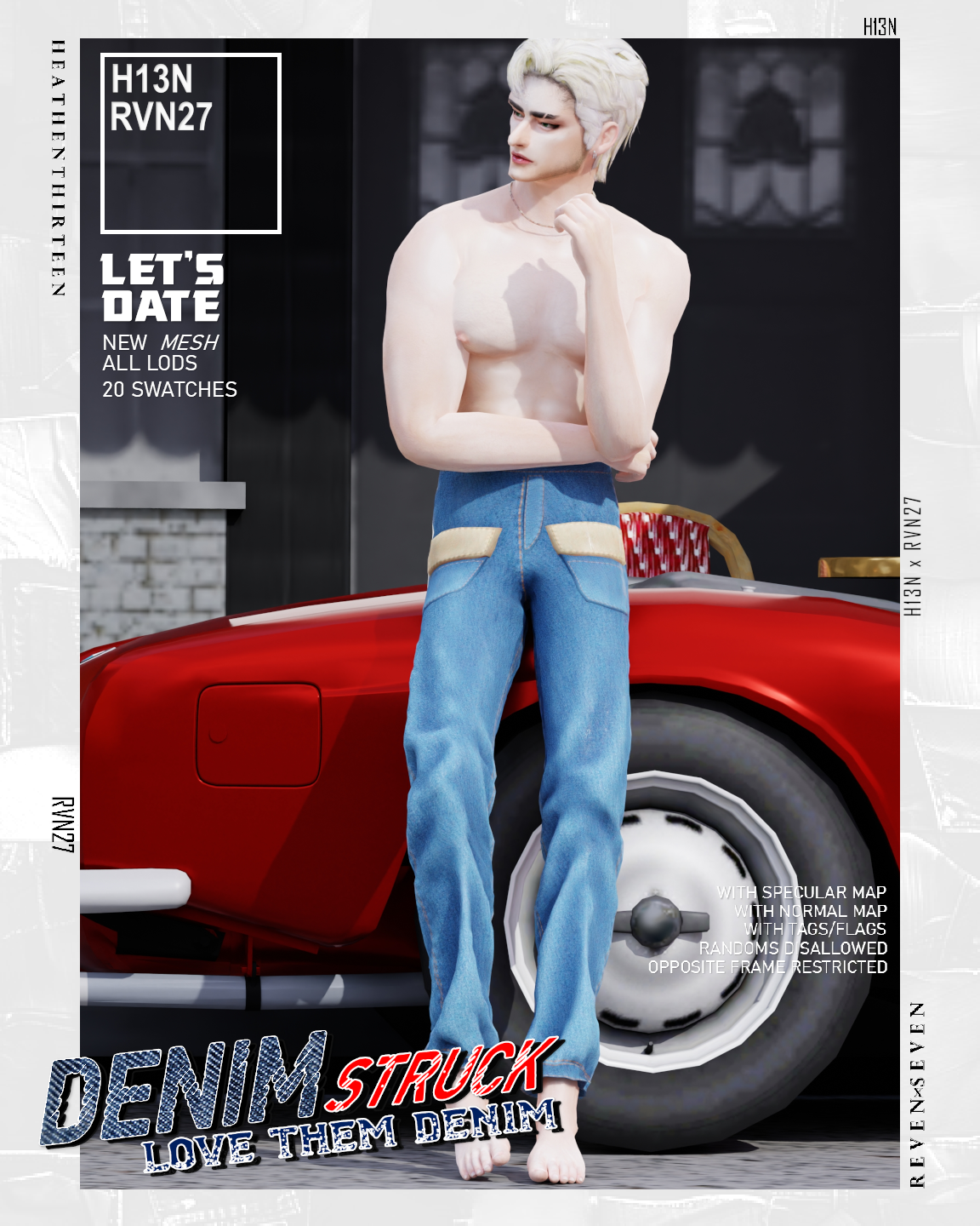Classic Fit Front Pocket Denim Jeans at The Sims 4 Nexus - Mods and ...