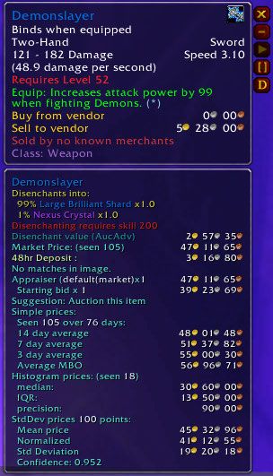 LinkWrangler-Auctioneer Plugin - World of Warcraft Addons - CurseForge