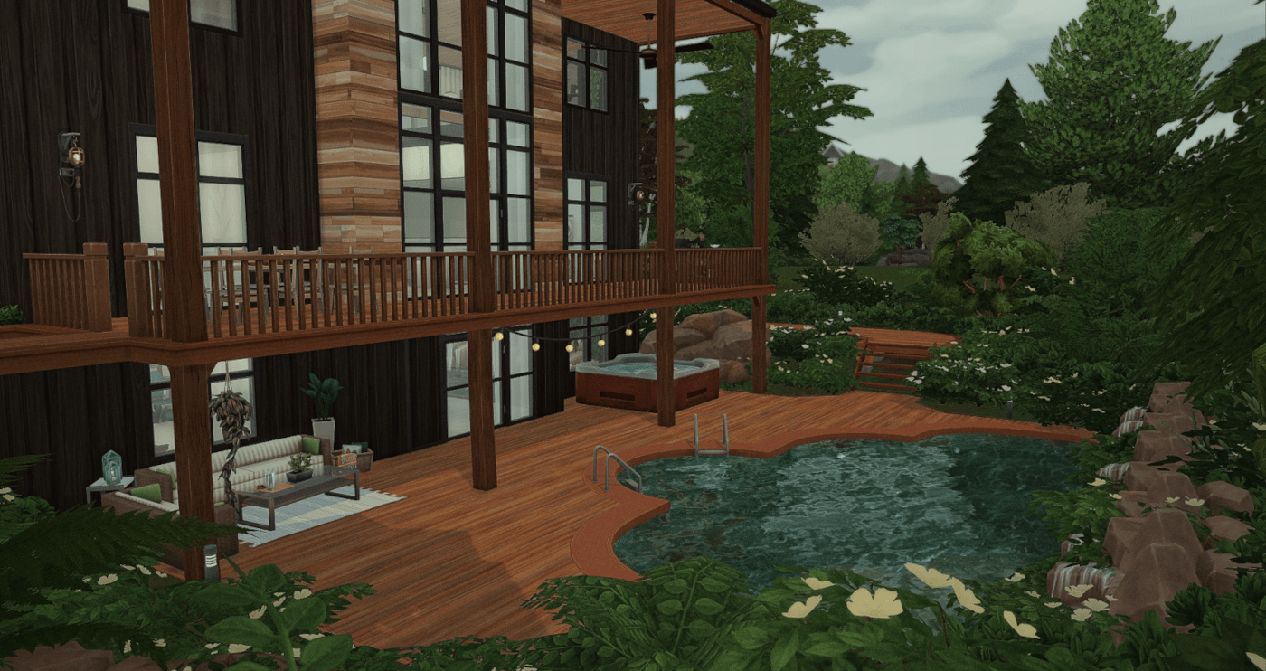 Rear Deck House - no CC - Gallery - The Sims 4 Rooms / Lots - CurseForge